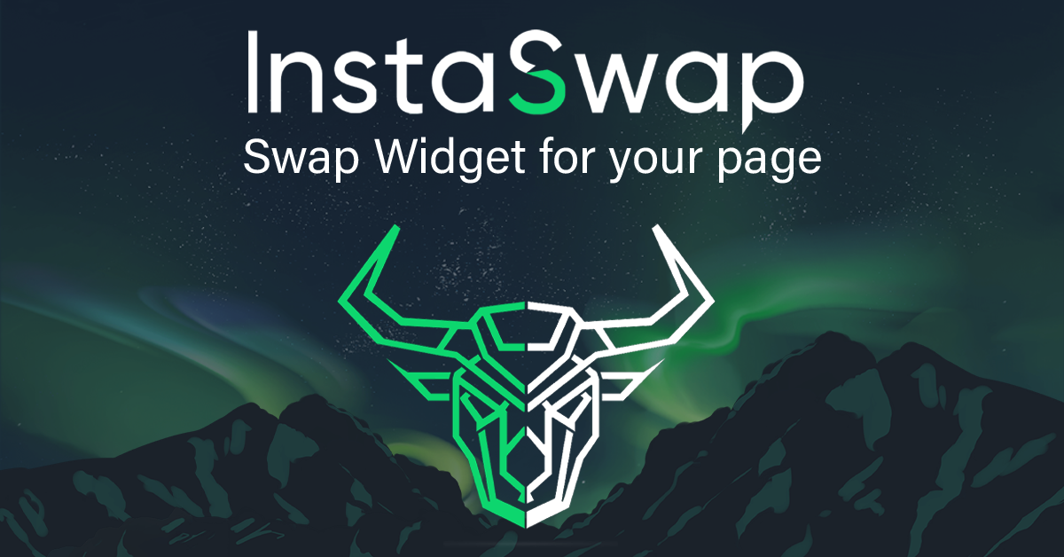 Instaswap Widget – Embed Easy Crypto Swaps on Your Website